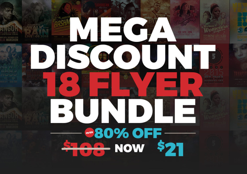 18 Flyer Template Bundle Mega Discount - GraphicMule