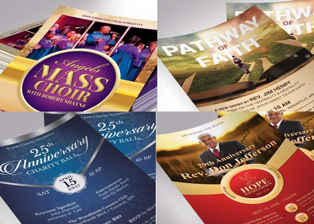 Church Flyers Templates for Word, Publisher, PSD, Canva | Graphicmule