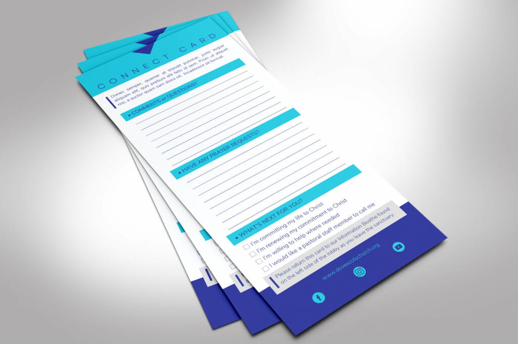 Modern Connect Card Canva Template 2 - GraphicMule